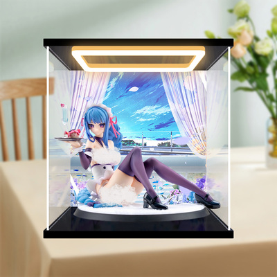 佳寻适用Muse Dash 喵斯快跑 玛莉嘉 女仆 手办灯光高清展示柜