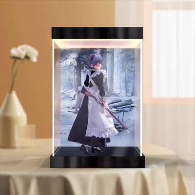 佳寻适用HASUKI 神猫跳动 原创角色 菲奇子 火枪手 手办展示柜