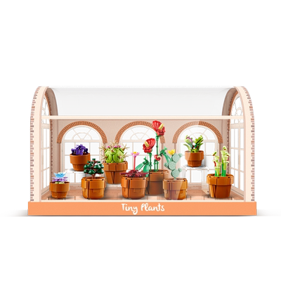 适用乐高迷你盆栽展示盒展示盒