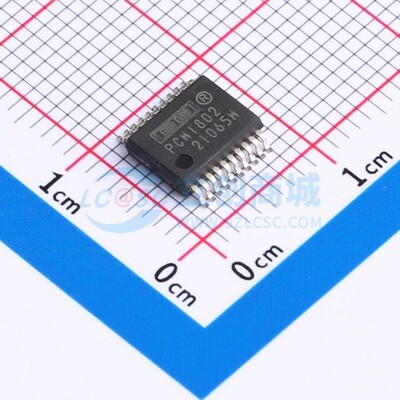 ADC/DAC芯片 PCM1802DBR SSOP-20 TI/德州 电子元件配单原装正品