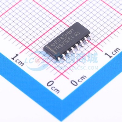 RS232芯片 TRS232ECDR SOIC-16 TI/德州 电子元器件配单原装正品