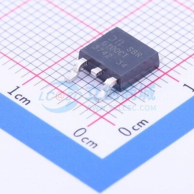 超势垒整流器(SBR) SBR6100CTLQ-13 TO-252 DIODES(美台) 元器件