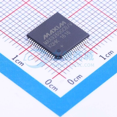 电信接口IC MAX9260GCB/V+ HTQFP-64 MAXIM(美信) 电子元器件配单