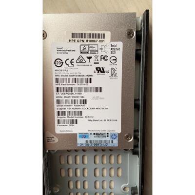 HP 3PAR K2P88A 8200 480G SSD 810867-001 810770-001固态硬盘