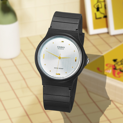 卡西欧手表CASIO MQ-76-7A 日系小黑表百搭学生简约网红防水表