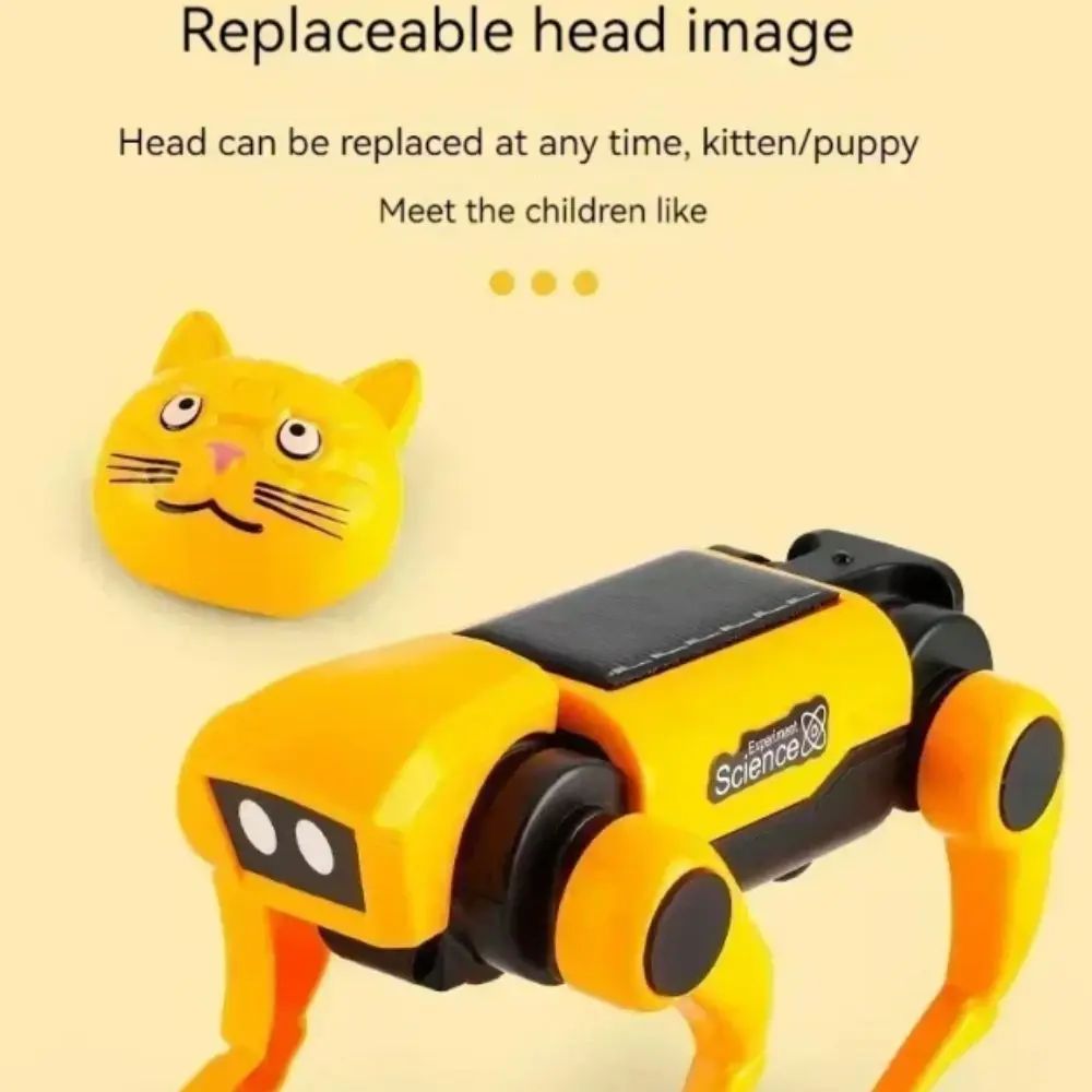 Four Legs Bionic Electric Mechanical Dog Solar System Remote
