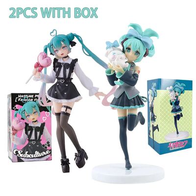 21cm Sexy Girl Hatsune Miku Anime Figure Fashion Subclture M