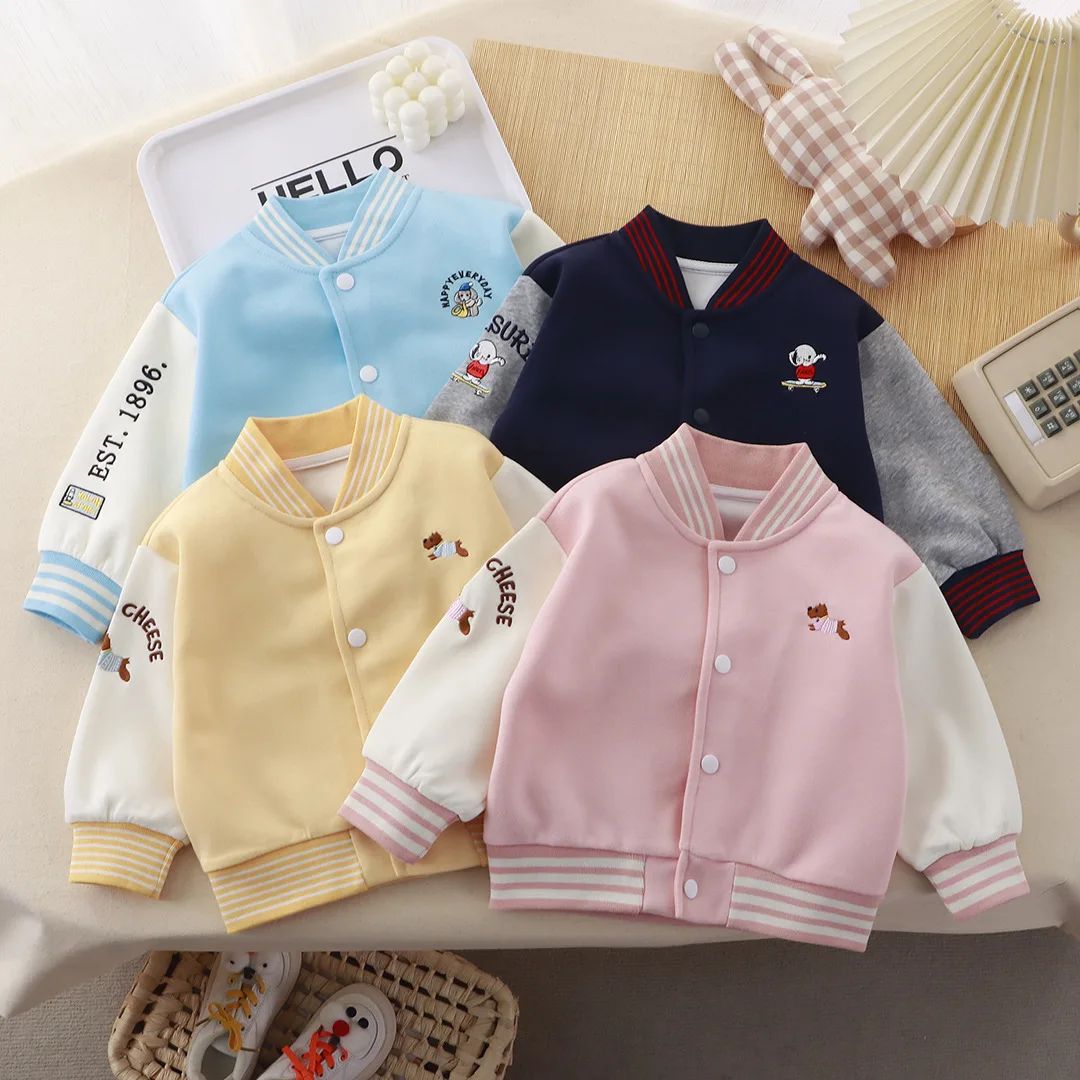 Children's Baseball Jersey Spring and Autumn New Fashion Car