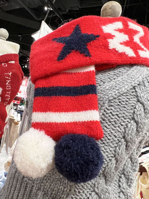 遛英哩1Mile Walkie日本品牌宠物围巾秋冬可爱保暖毛球帅气英伦风