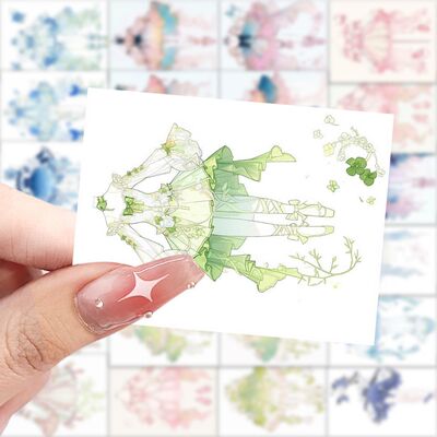 126绝美免服贴纸防水贴画