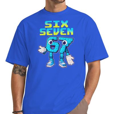 潮流SixSeven67印花T0