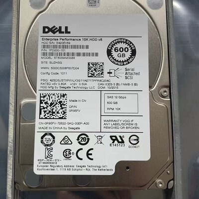 /600GB SAS 2.5寸10K 12Gb服务器硬盘ST600MM0088 0R95FV议价