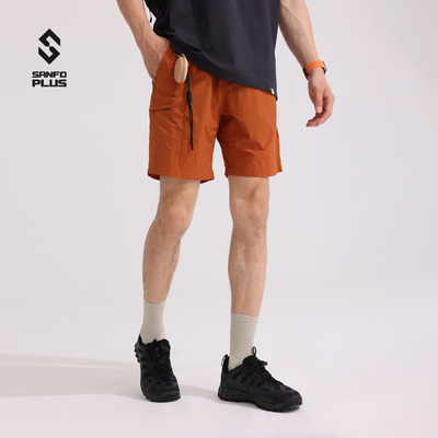 三夫户外SANFO PLUS夏季户外休闲薄款男短裤轻量商务通勤22058