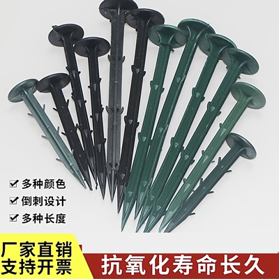 塑料地钉加粗加长果园艺地布钉拉枝固定大棚地膜除草布防草布地钉