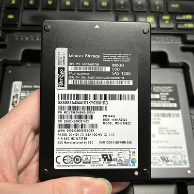 三星PM1643a800GB联想固态硬盘