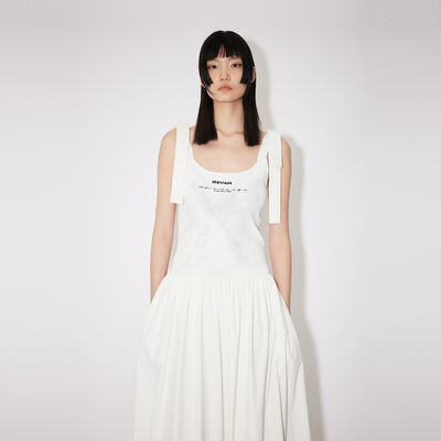 REVAN芮范设计师款仙女度假风印花连衣裙RM31101240