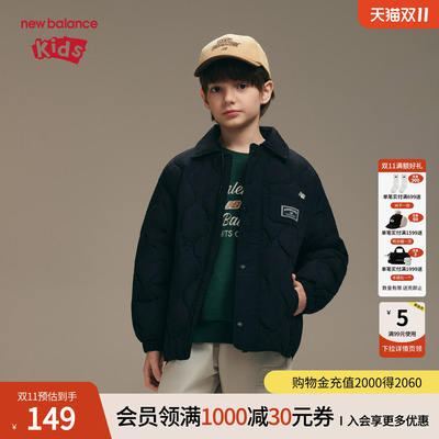 New Balance nb童装男女秋冬圆领加绒套头卫衣ND7ZF4E043