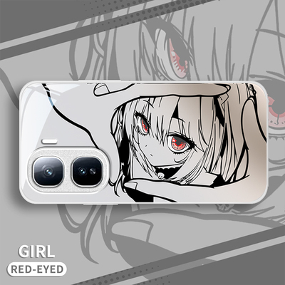 适用IQOONEO系列红眼少女手机壳
