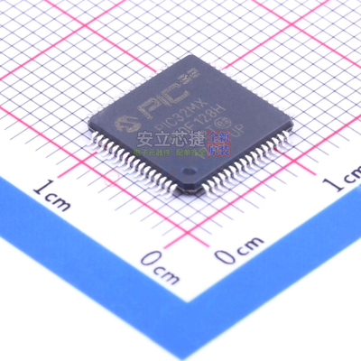 单片机(MCU/MPU/SOC) PIC32MX350F128H-I/PT TQFP-64 MICROCHIP(