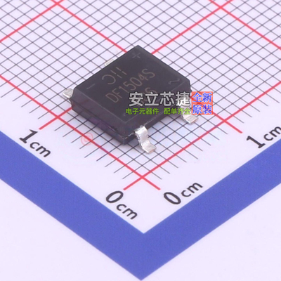 整流桥 DF1504S-T DF-S DIODES(美台) 电子元器件配单全新原装