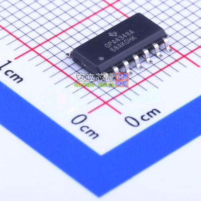 运算放大器 OPA4348AIDR SOIC-14 TI/德州 电子元件配单全新原装