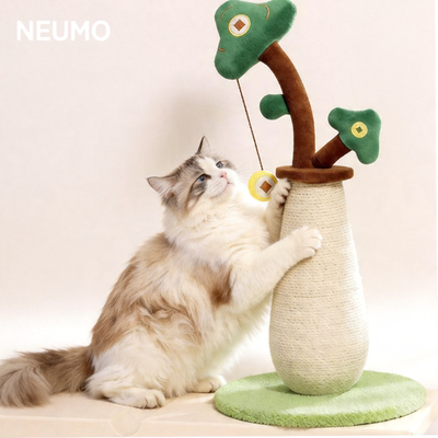 发财树猫抓柱磨爪猫爬架不沾地