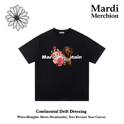 MardiMercredi重磅纯棉腊肠狗T