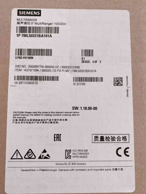详询客服:超声波分体式液位变送器   MultiRanger 100/＜议价＞