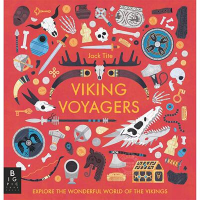 维京海盗 儿童历史科普绘本 杰克·泰特 Jack Tite 英文原版 Viking Voyagers 7-11岁