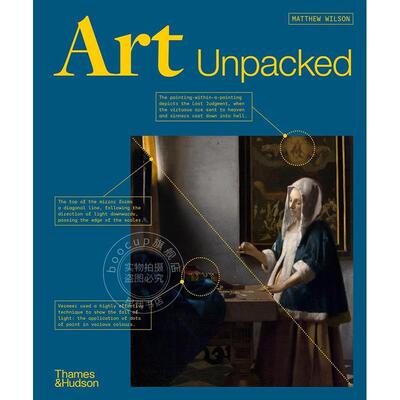 艺术解密：50件艺术作品揭秘、探索、解读 英文原版 艺术画册 Art Unpacked: 50 Works of Art: Uncovered  Explored  Explained
