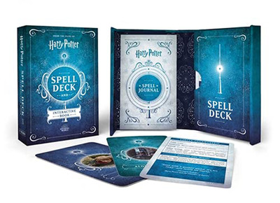 哈利波特魔法互动书 电影周边书 英文原版 Harry Potter: Spell Deck and Interactive Book