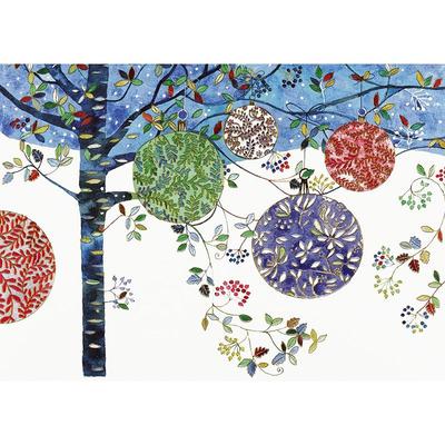 冬季庆典 明信片信封节日贺卡 文创周边 Peter Pauper Press 英文原版  A Winter Celebration Deluxe Boxed Holiday Cards