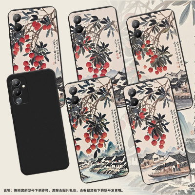 适用传音TecnoPova5Pro手机壳高级感Pova4Pro岭南山乡全包边磨砂壳TecnoPova5商务时尚Pova4中国风保护套