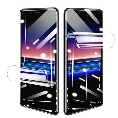 索尼磨砂全屏无白边防指纹保护膜