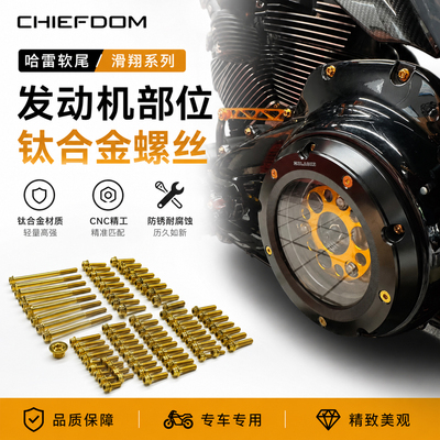 哈雷M8钛合金螺丝防锈耐腐蚀