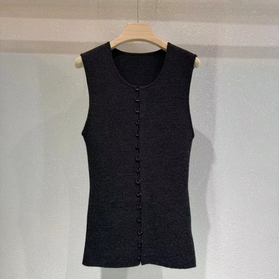 【多多还是多多】无袖羊毛针织背心NHE-M13330