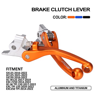 适用于KTM EXC XCW125-500越野摩托车改装配件磨砂手把刹车离合把