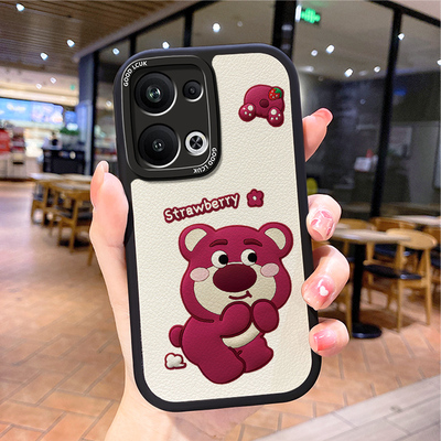 硅胶送挂绳oppo全包边卡通