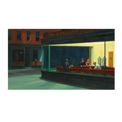 edward夜行者艺术风客厅装饰画