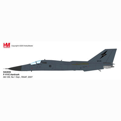 预定HM1:72F-111C土豚战斗轰炸机澳大利亚空军合金成品模型HA3035