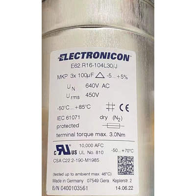 ELECTRONICON电容器 E62.R16-104L30全新二手都有议价