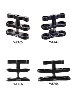 WEEFINE潜水摄影蝴蝶夹灯夹