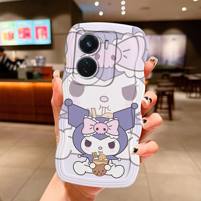 适用vivo iQOOZ6手机壳个性卡通女iqqoz6日韩可爱学生V2164KA海绵宝宝iq00z6x保护套V2220A搞怪硅胶lqoozx6
