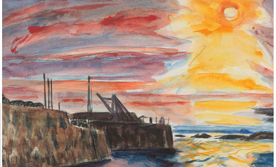 M848【英国】约翰·休斯顿（John Houston）美术绘画资料网传图库