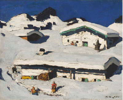 M466【奥地利】阿芳斯·瓦尔德（Alfons Walde）绘画网传图库