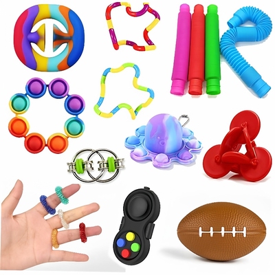 Fdget Toys Pack Ant Stress Adults Kds Squeeze Sensory Aut