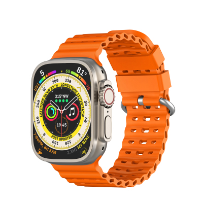 适用苹果iwatchultra4海洋孔表带