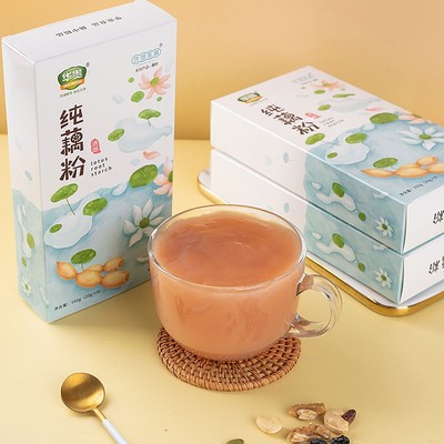 华贵洪湖藕粉农家莲藕粉湖北特产纯藕粉代早餐食品冲调饱腹小袋装