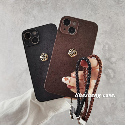 适用oppo月坑纹小香风山茶花外壳