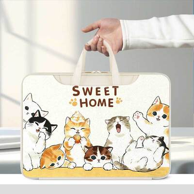 适用卡通女士手提电脑包